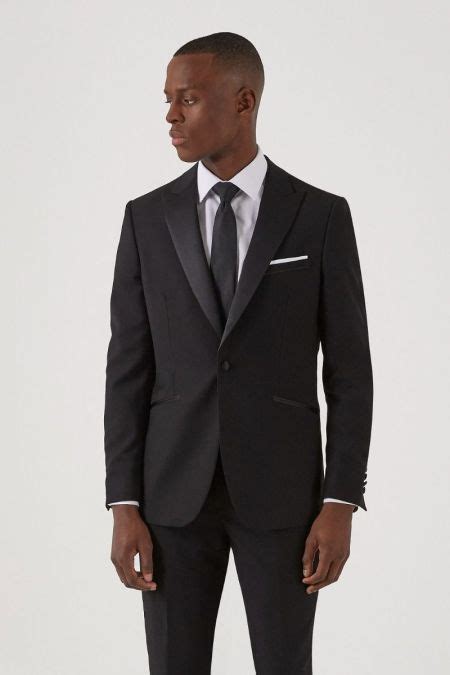 Sinatra Slim Dinner Suit Jacket Black