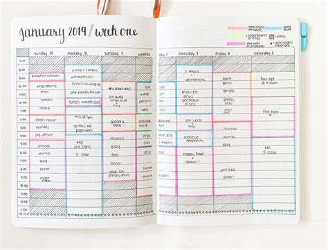 Time Blocking In Your Bullet Journal Artofit