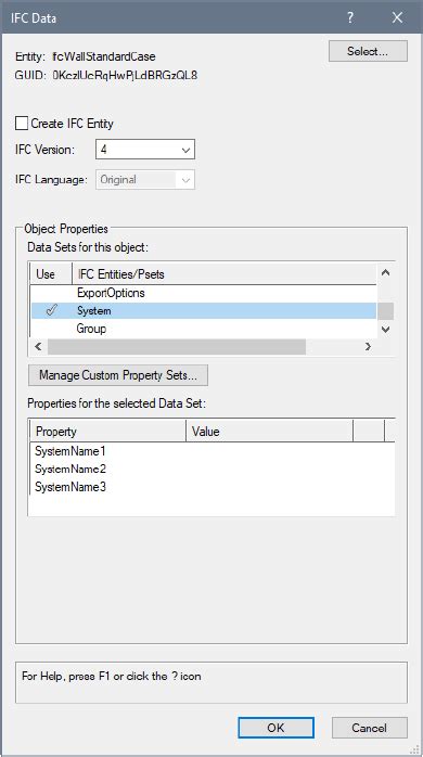 Assigning IFC Data To Zones Systems And Groups
