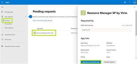 adding app to modern sharepoint site and teams virtosoftware guides