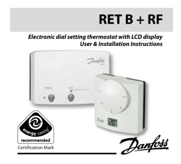 Danfoss RET B Installationsanleitung Manualzz