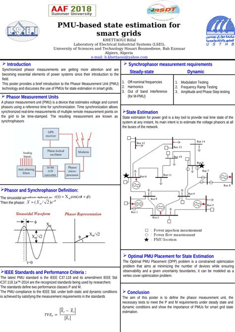 pdf pmu based state estimation for smart grids