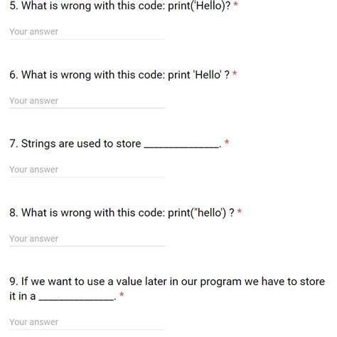 Solved 5 What Is Wrong With This Code Printhello Your