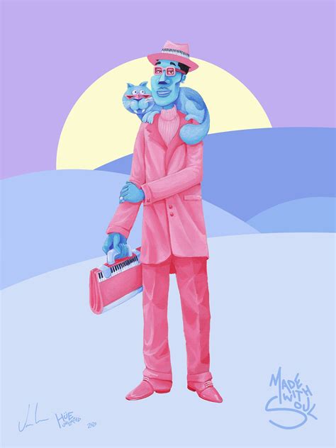 만화 화려하고 열정적인 아트 픽사 소울