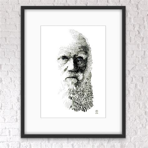 Charles Darwin Art Of Life Limited Edition Print Handwritten