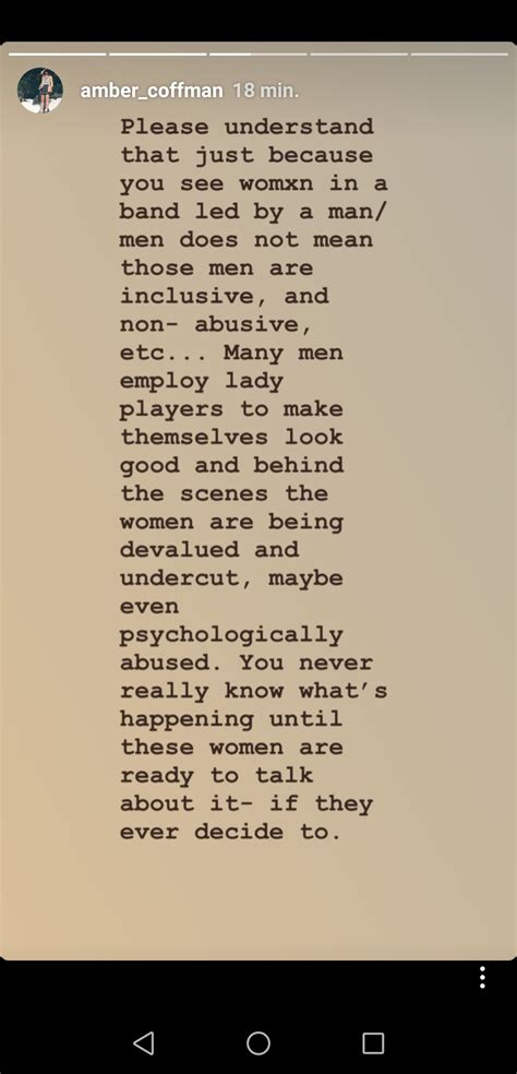 Im Still Wondering About What Happened When Amber Was Let Go Of The Band Without Knowing Until