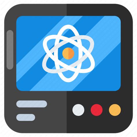 Atom Science Physics Electron Proton Icon Download On Iconfinder