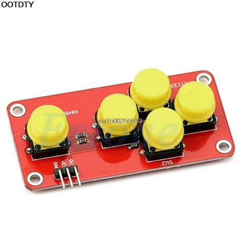 AD Keyboard Electronic Blocks Simulate Five Key Module Analog Button For Arduino In Tool Parts