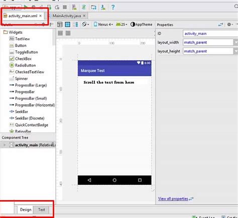 Create Scrollingmarquee Text In Android