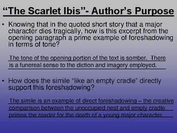 Foreshadowing A Presentation With Examples By The English Literature Store