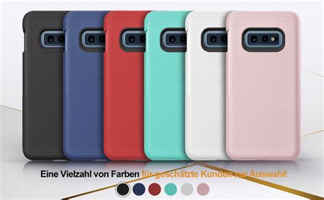 Handyhülle für Samsung Galaxy S10E Hülle mit Schutzfolie, Stoßfest ...