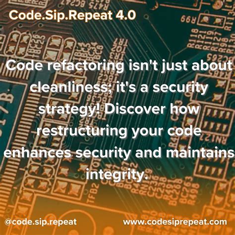 code sip repeat on linkedin coderefactoring codingsecurity