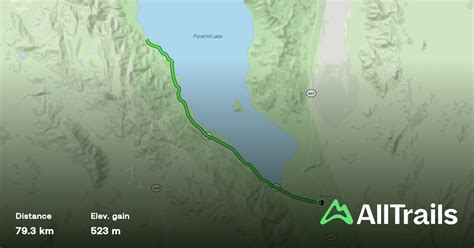 Pyramid Lake Scenic Drive Nevada 6 Reviews Map Alltrails