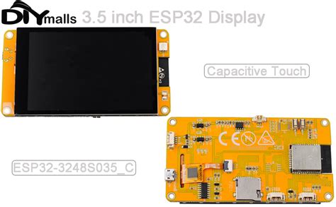 Diymalls 35 Inch Esp32 Display Esp Wroom 32 Capacitive Touch Screen Tft Lcd Module 320x480