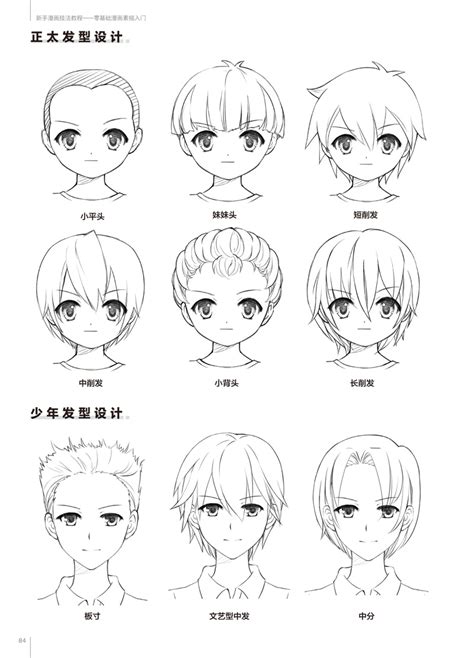 Q 版 漫画 男 发型 Hoken Nays