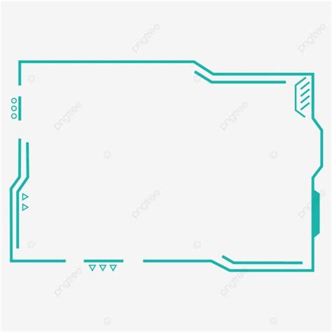 Border Frame Hud Interface Ui Clipart Border Clipart Frame Clipart Border Png And Vector With