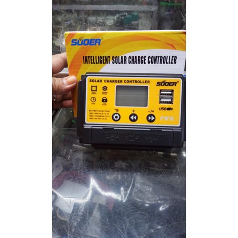 Jual Solar Charge Controller 12v 24v 20A SUOER ST S1220 PWM Bagus Handal Shopee Indonesia