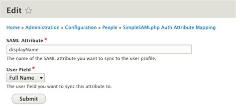 SimpleSAMLphp Custom Attribute Mapping Drupal Org