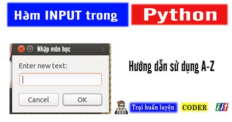 Hàm Input Trong Python