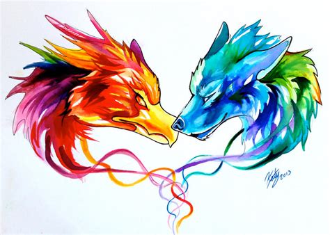 Fire And Ice Dragon Tattoo