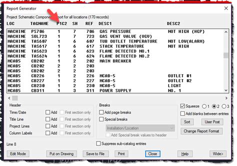 solved creating a cross referencing report autodesk community