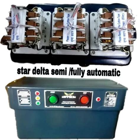 Three Phase 75 Hp To 15 Hp Oil Immersed Star Delta Semi Automatic
