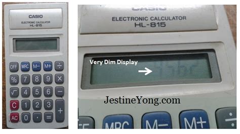 Dim Display In Calculator Repaired Electronics Repair And Technology News