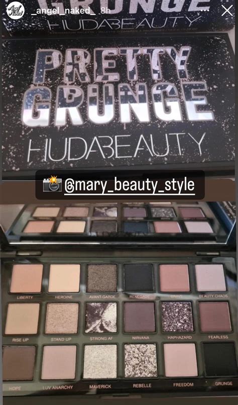 Huda Beauty New Palette Pretty Grunge Leaked R Beautyguruchatter
