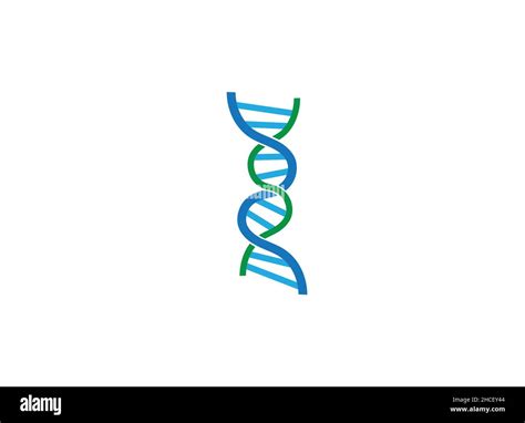Creative Abstract Dna Spiral Helix Logo Design Vector Symbol Illustration Stock Vector Image
