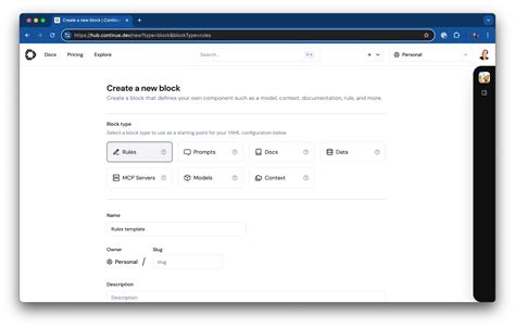 Creating Rule Blocks On Continue Hub A Developers Guide