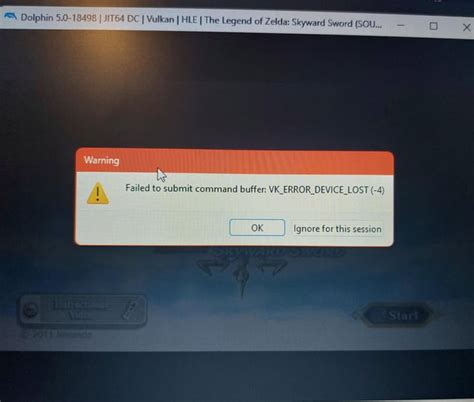 dx12 and vulkan errors r dolphinemulator