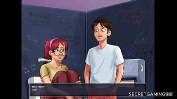 Summertime Saga Quick Sex With His Best Friend In The Public Bathroom Xnxx Com