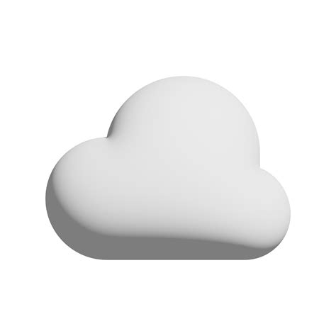 Cloud Icon 3d Design For Application And Website Presentation 14441309 Png