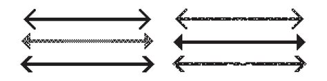 double pixel art long straight line arrow vector icon simple thin