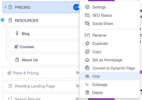 Creating Subpages On Your Wix Website