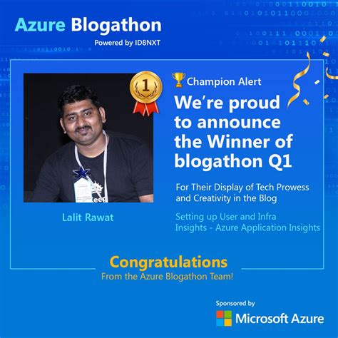Microsoftazureblogathon Blogathon2023 Winnerannouncement Bloggerscommunity Azureblogathon
