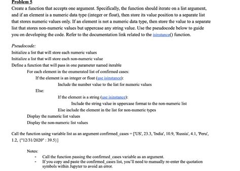 Solved Problem 5 Create A Function That Accepts One