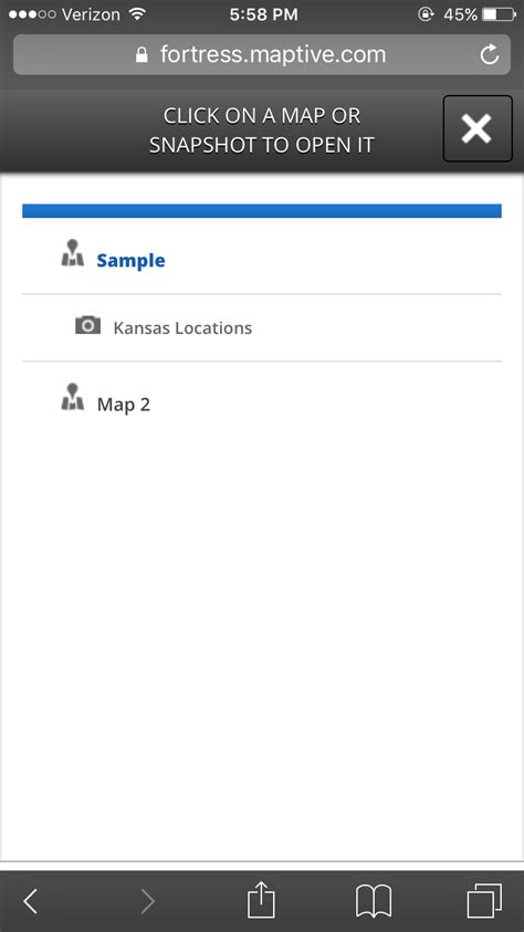 Working With Maps On Your Mobile Device Maptive Answer Center