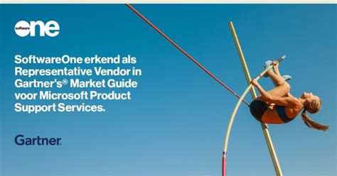 Softwareone Is Voor Het Tweede Jaar Op Rij Opnieuw Erkend Als Een Representative Vendor In