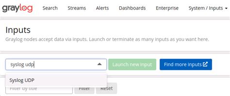 Graylog Syslog Als Udp Tcp Input Hinzuf Gen Taste Of It