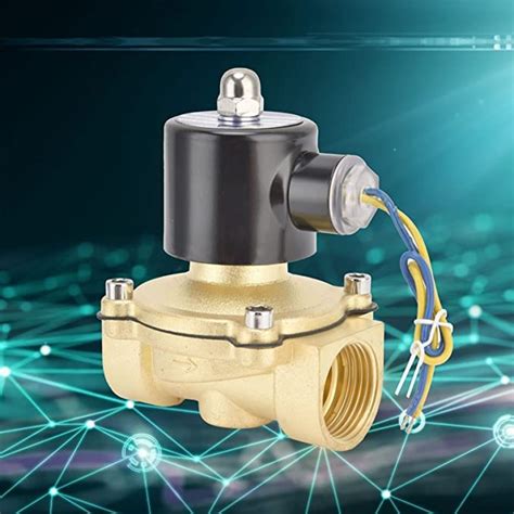 Soltairejaco Brass Electric Sølenoid Valve 220v 38 Normal Closed