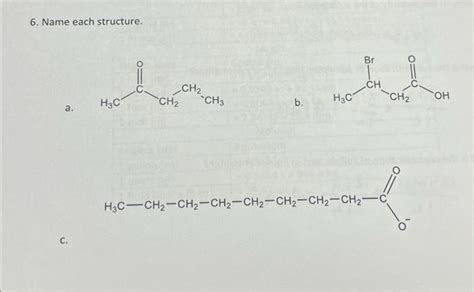 Name Each Structure A B Chegg Com