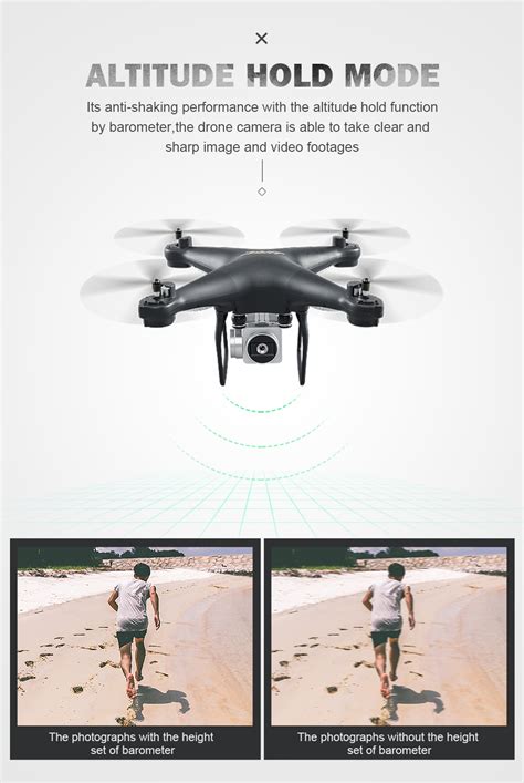 JJRC H68 remote control headless quadcopter aerial photography 6K HD ...