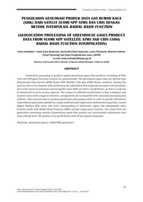 Pdf Metode Interpolasi Radial Basis Function Dokumentips