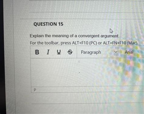 Solved Question 15 Explain The Meaning Of A Convergent