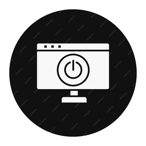 Premium Vector Power Interface Vector Illustration