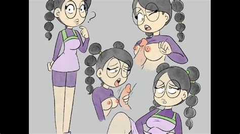 Girl Nerd Not At All Shy SPEEDDRAWING