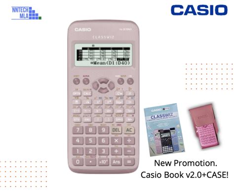 Scientific Calculator Casio Fx570ex Classwiz Pink With One Year Warranty And Free Case Casio