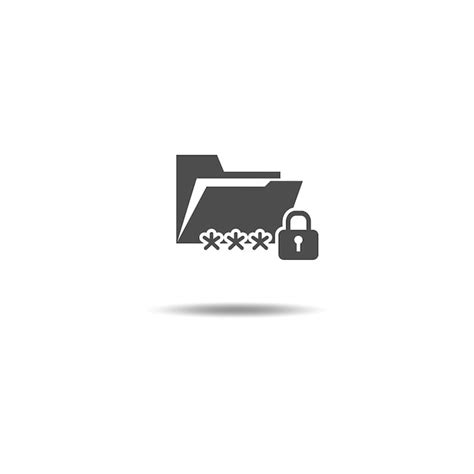 Premium Vector Vector Templete Locked Folder Design Unlock With Password
