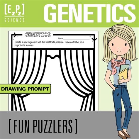 Genetics Activity Science Drawing Prompt Challenge For Early Finishers